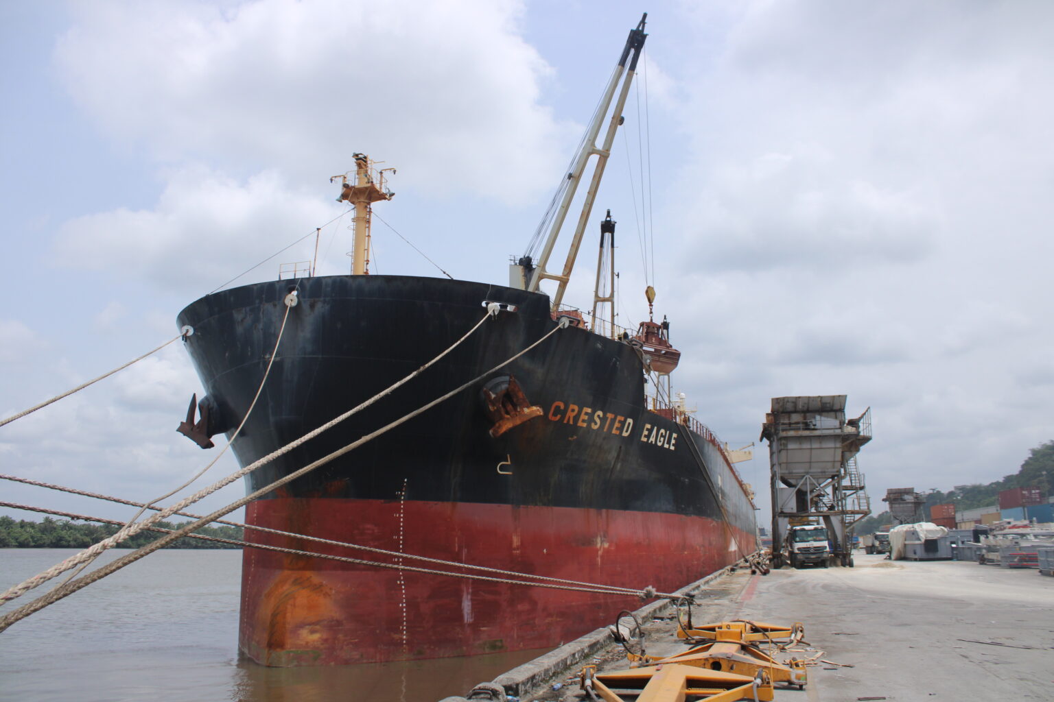 ANNOUNCING ARRIVAL OF MV CRESTED EAGLE – ECM Terminals Limited, Calabar